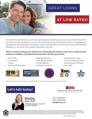 FLYER-great loans at low rates | PDF