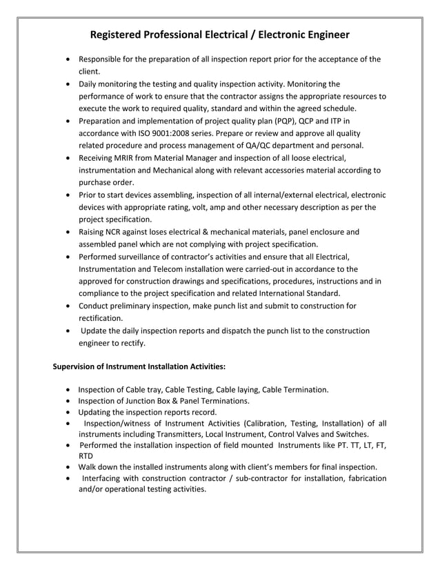 Irfan - Elec Engr | PDF