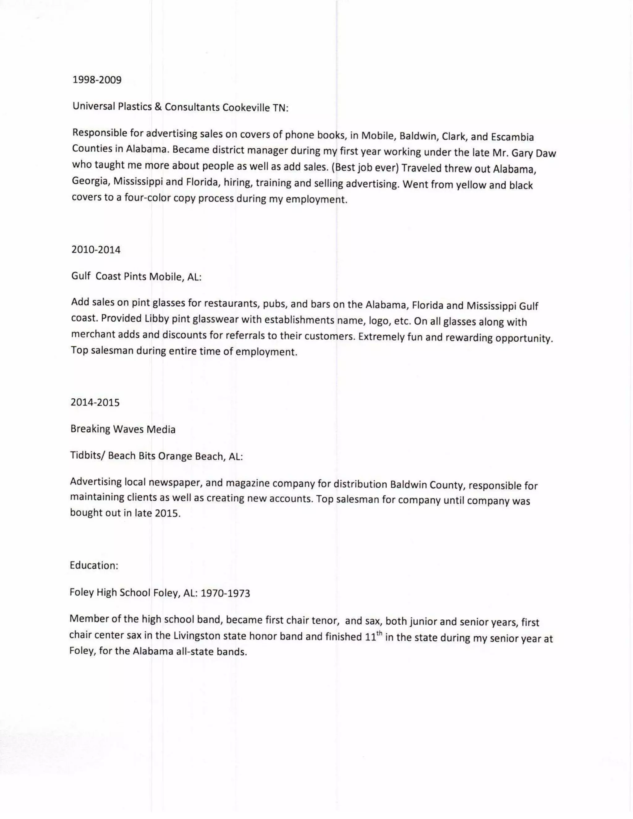 Sonny resume | PDF | Resume Writing and Advice | Job Search