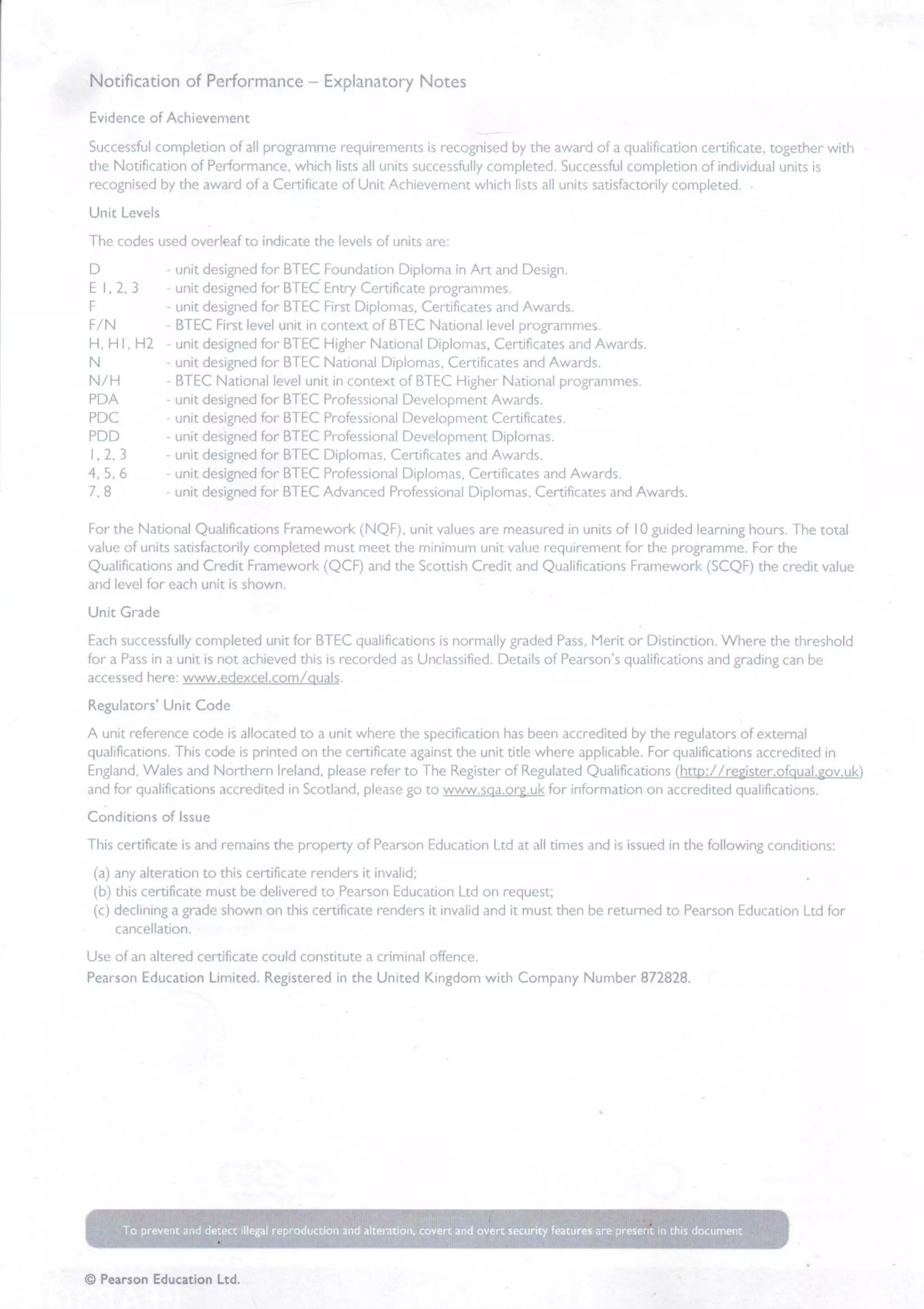 Higher National Diploma in Aeronautical (Edexcel certificate with 18 ...