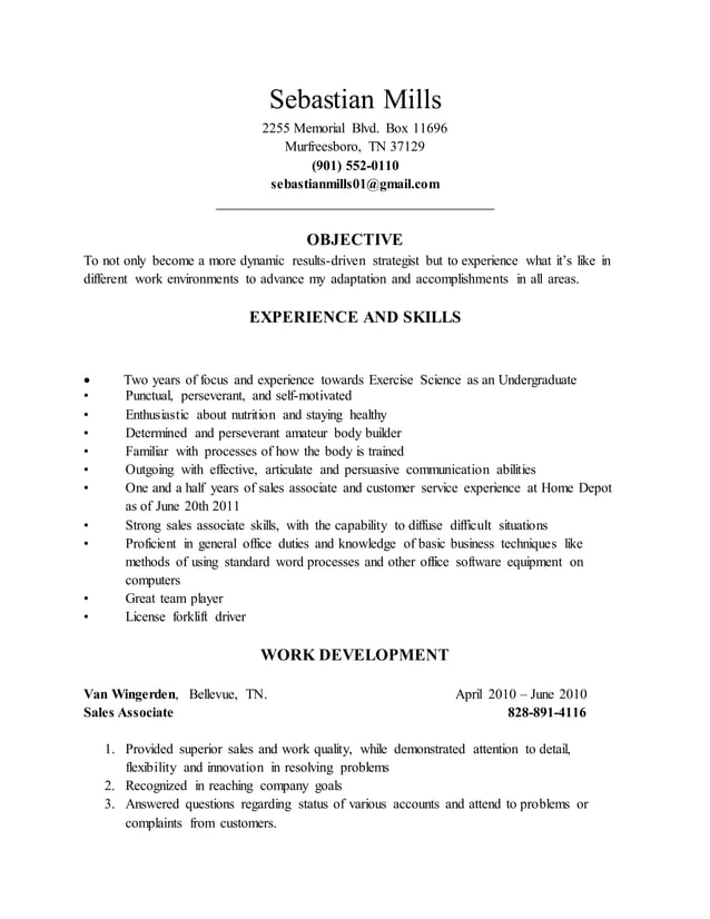 Resume Example | DOCX