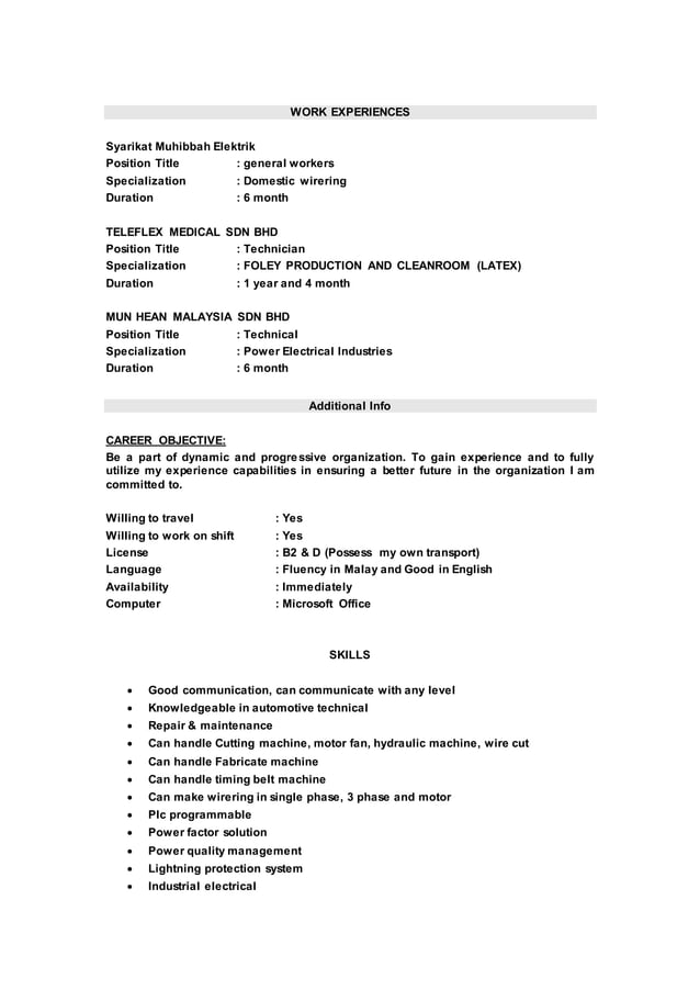 faidhi resume terbaru | PDF