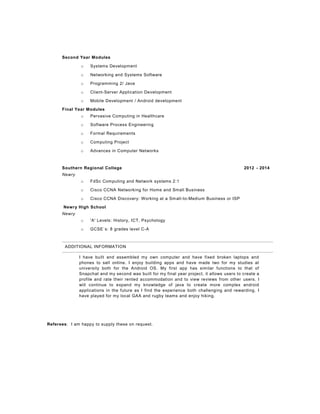 Ross Curtis CV | PDF
