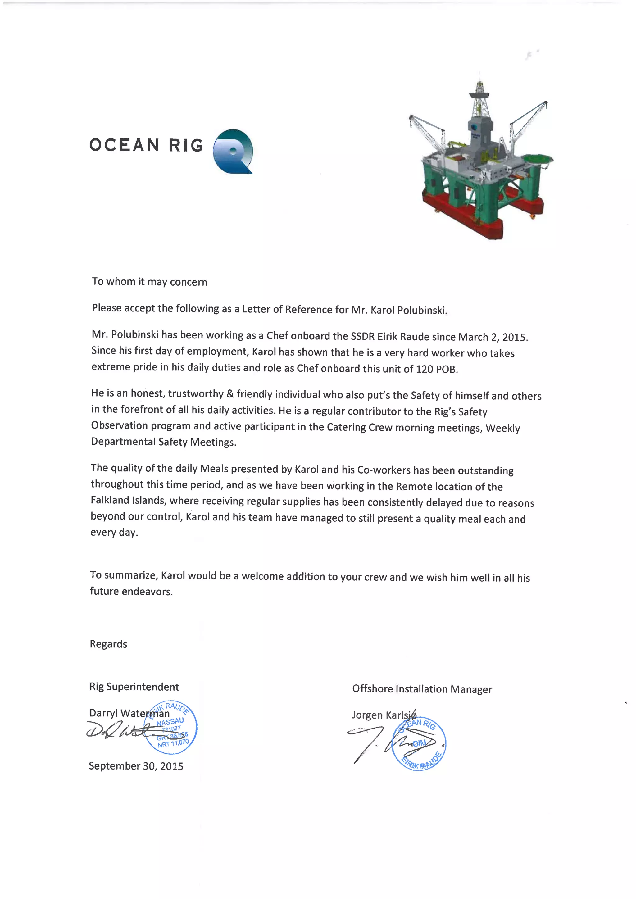 Reference Oim & Rig Super | PDF