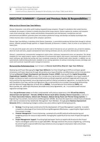 CV of Keith Malander | DOCX