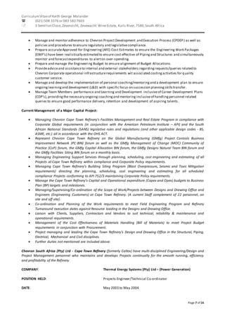 CV of Keith Malander | DOCX