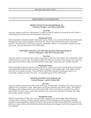 Michael Galluzzo Resume | DOC