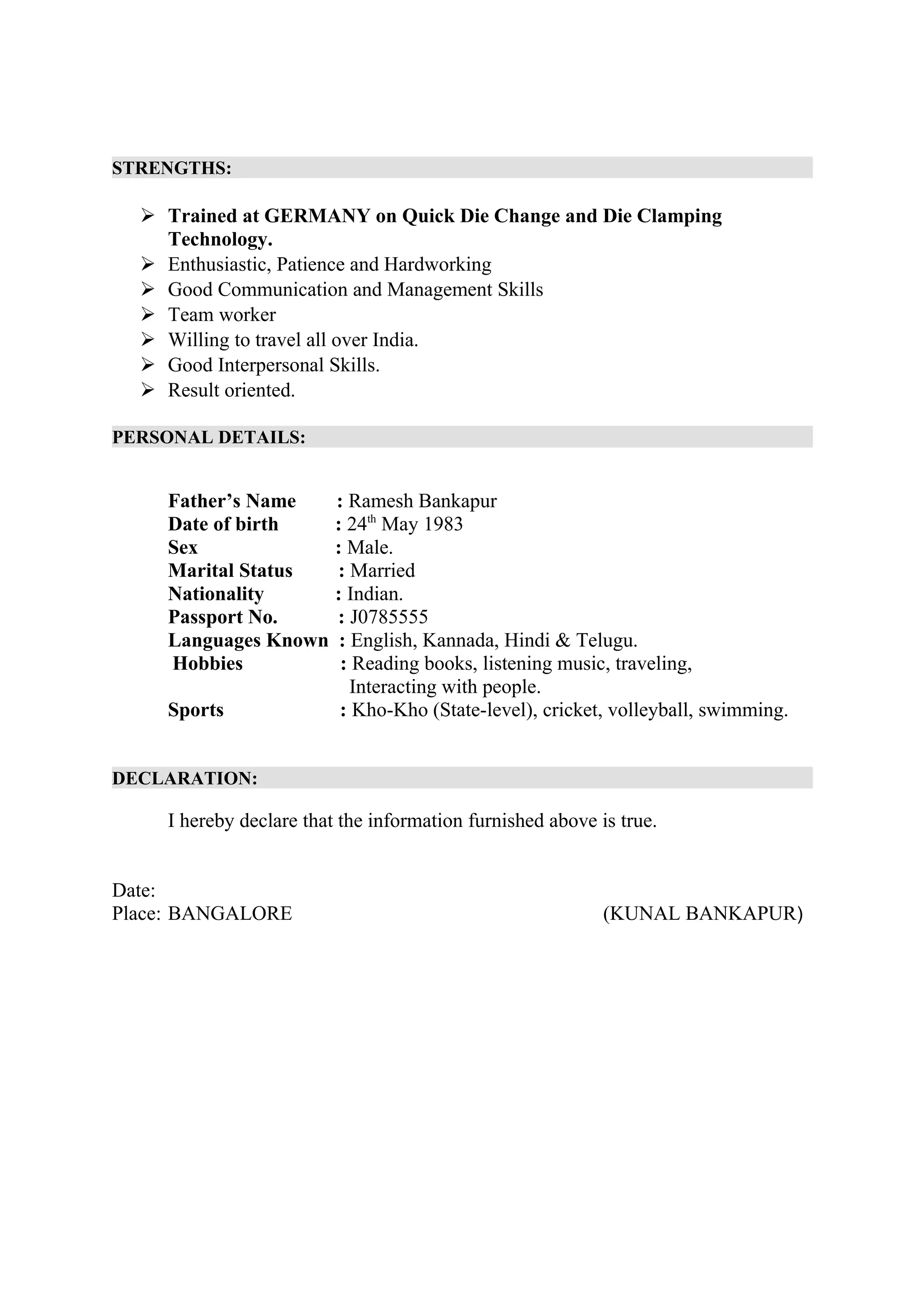 KUNAL_Resume | DOC