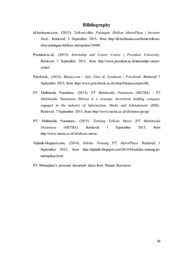 Internship Final Report Internship Final Report