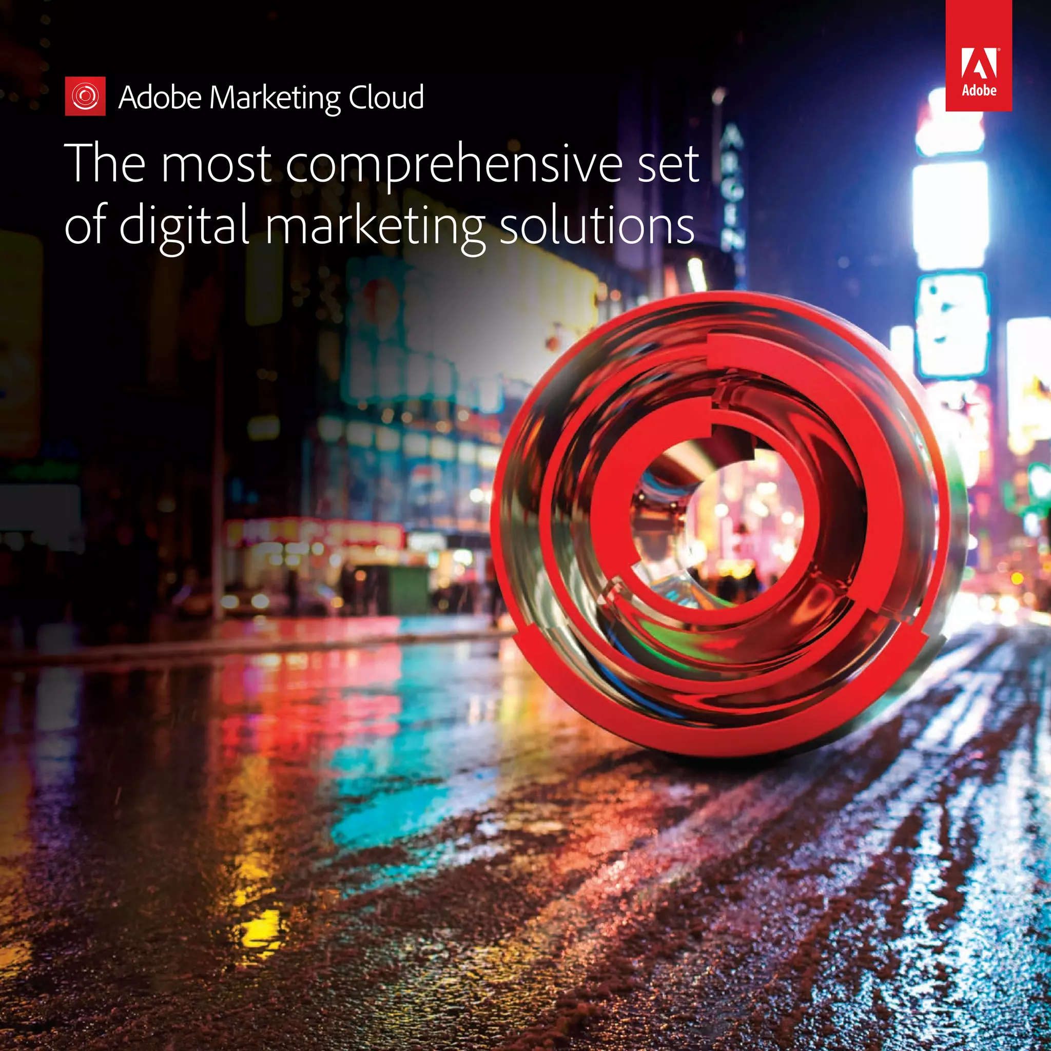 EN_Brochure_Adobe_Marketing_Cloud_2015 | PDF