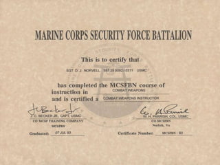 USMC Presentation | PPTX