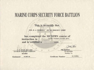 USMC Presentation | PPTX