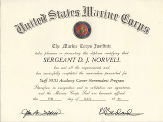 USMC Presentation | PPT | Free Download