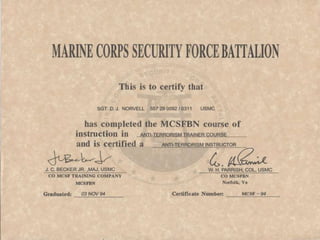 USMC Presentation | PPT