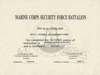 USMC Presentation | PPT | Free Download