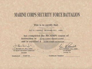 USMC Presentation | PPT | Free Download