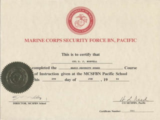 USMC Presentation | PPTX