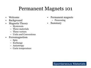Permanent_Magnets_101_Trout_brief | PPT