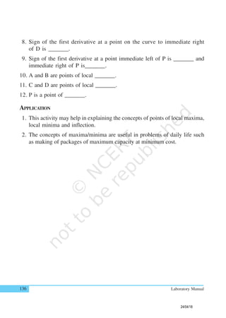 ACTIVITY of mathematics class 12th | PDF