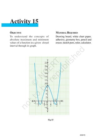 ACTIVITY of mathematics class 12th | PDF