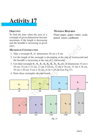 ACTIVITY of mathematics class 12th | PDF