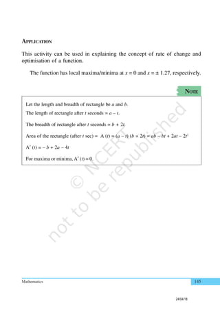 ACTIVITY of mathematics class 12th | PDF