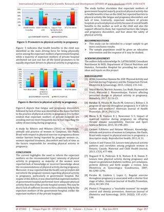 Knowledge, Attitude and Practices of Expectant Mothers on Physical Activity A Comparative Study ...