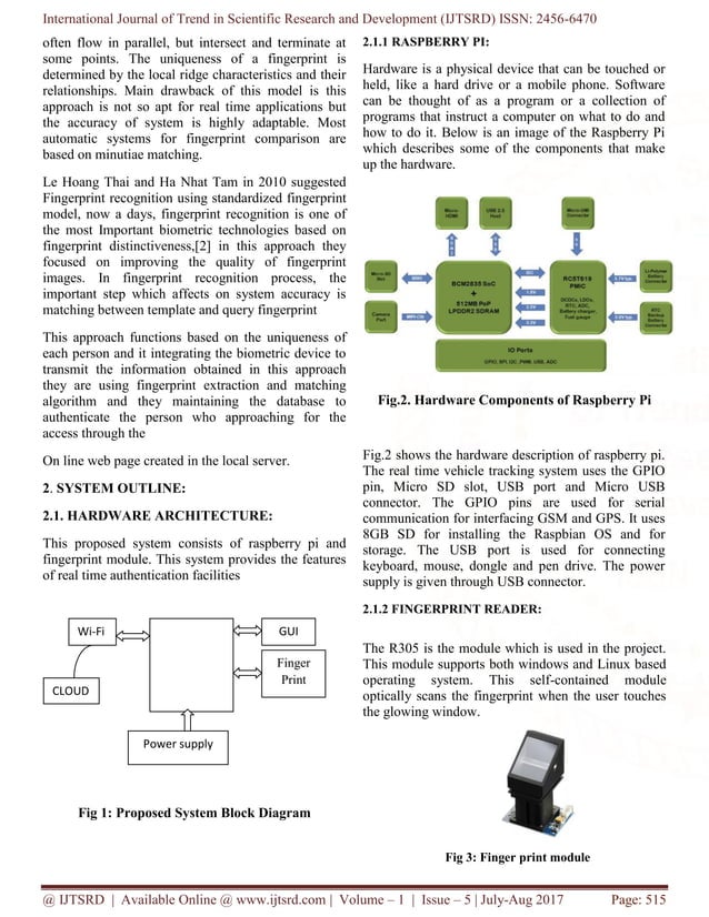 Smart Attendance System using Raspberry Pi | PDF