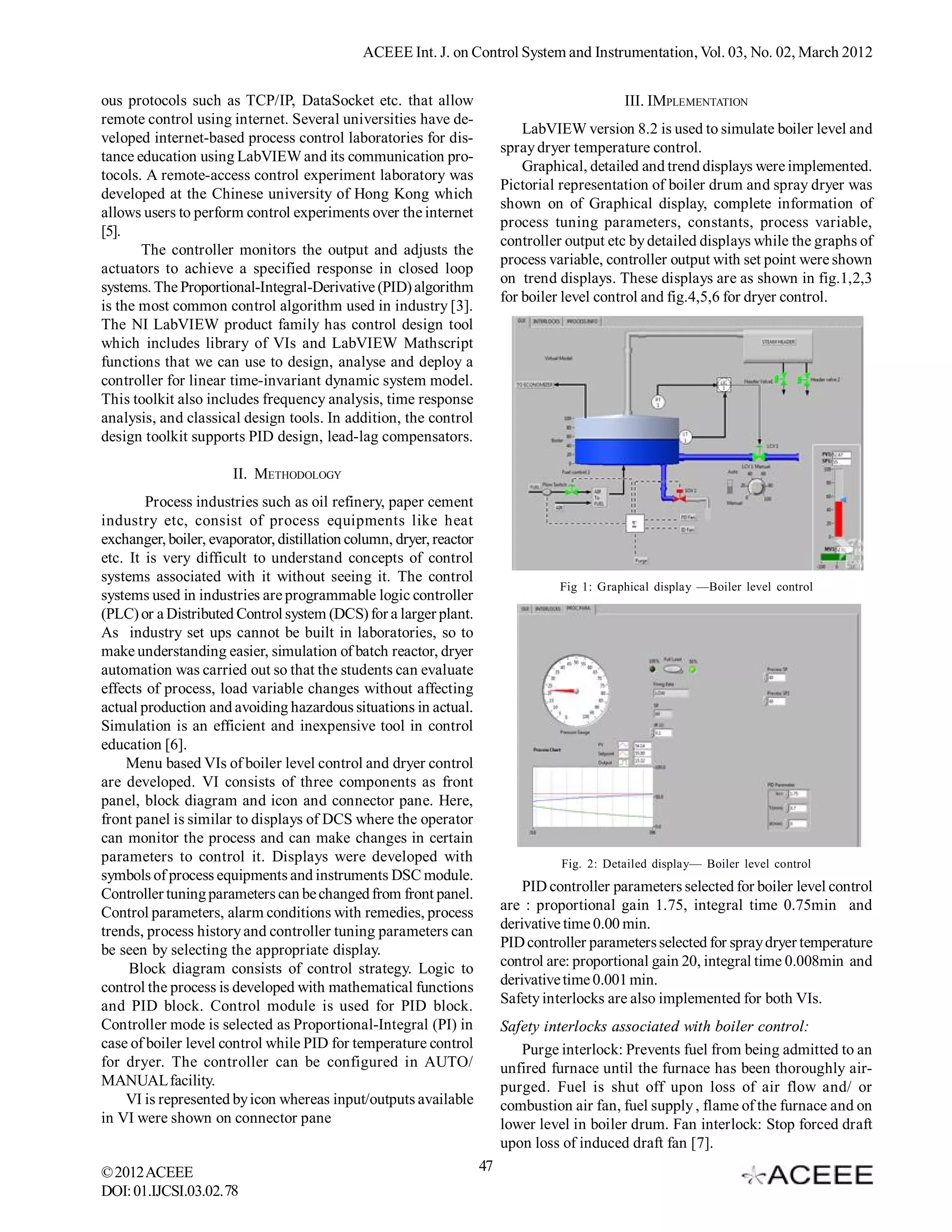 LabVIEW - Teaching Aid for Process Control | PDF