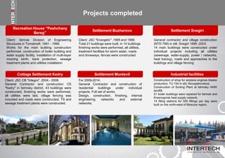 Largest construction companies in St Petersburg Russia - InterTech | PDF