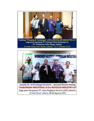 Silabus Training "Effective Corporate Social Responsibility (CSR) & PUBLIC RELATIONs (Kehumasan ...