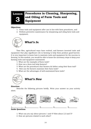7_8. TLE Agricultural Crop Production Quarter 1 Module 1_ Farm Tools ...