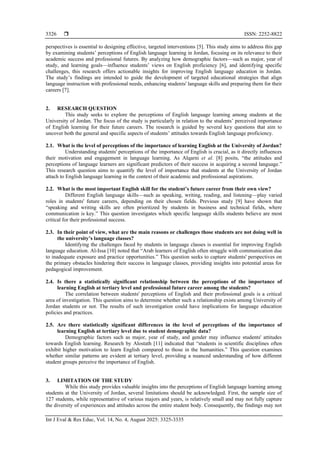 English learning perceptions and career implications: insights from ...