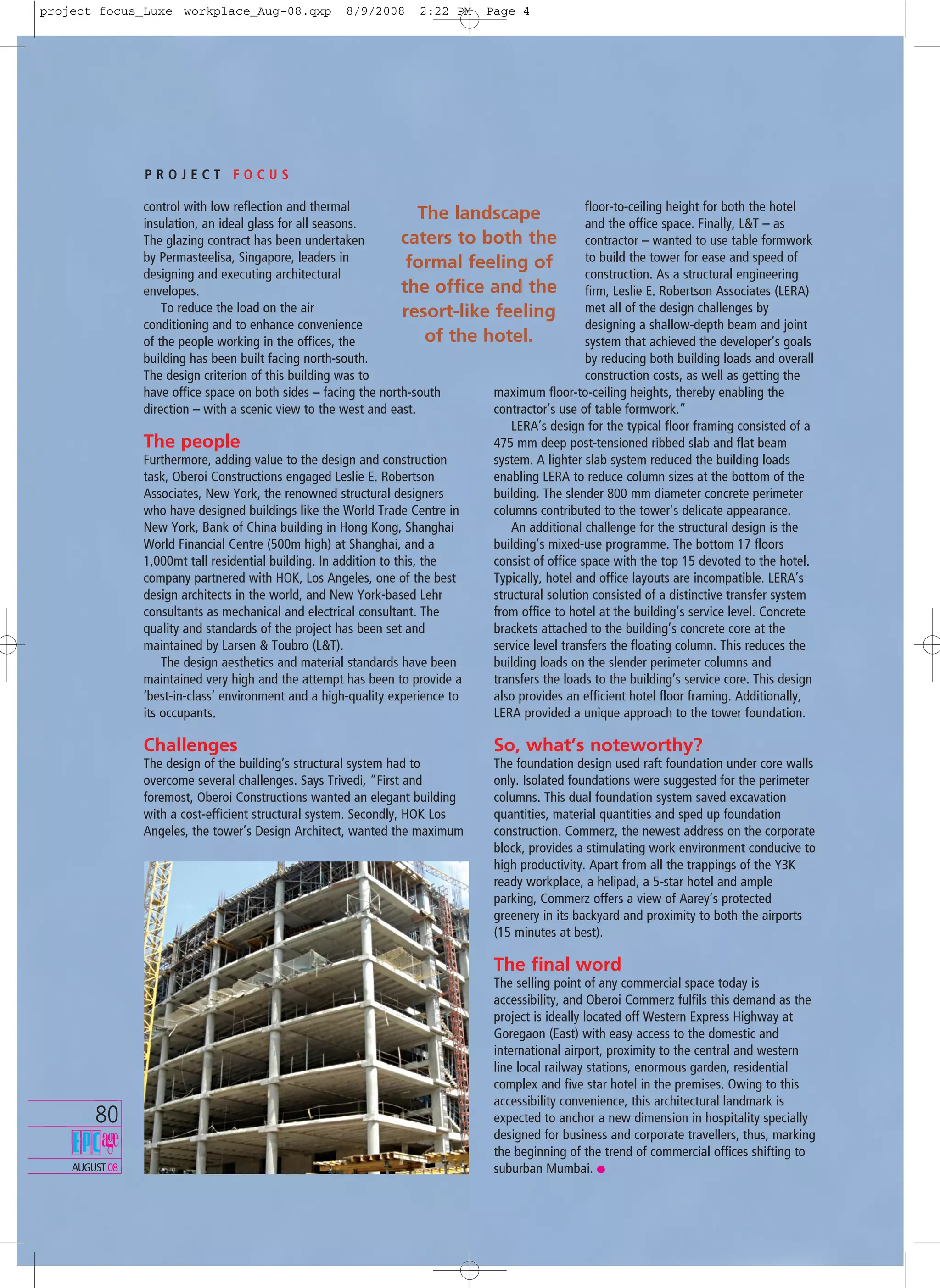 78 81 project focus EPC World Magazine 2008 | PDF