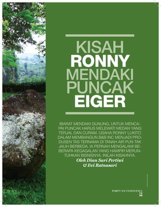 Ronny Lukito - Eiger | PDF