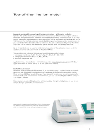 pH / Ion meter from Metrohm | PDF