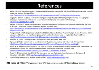 ASCILITE2015_post_e-exam_survey_slides | PDF