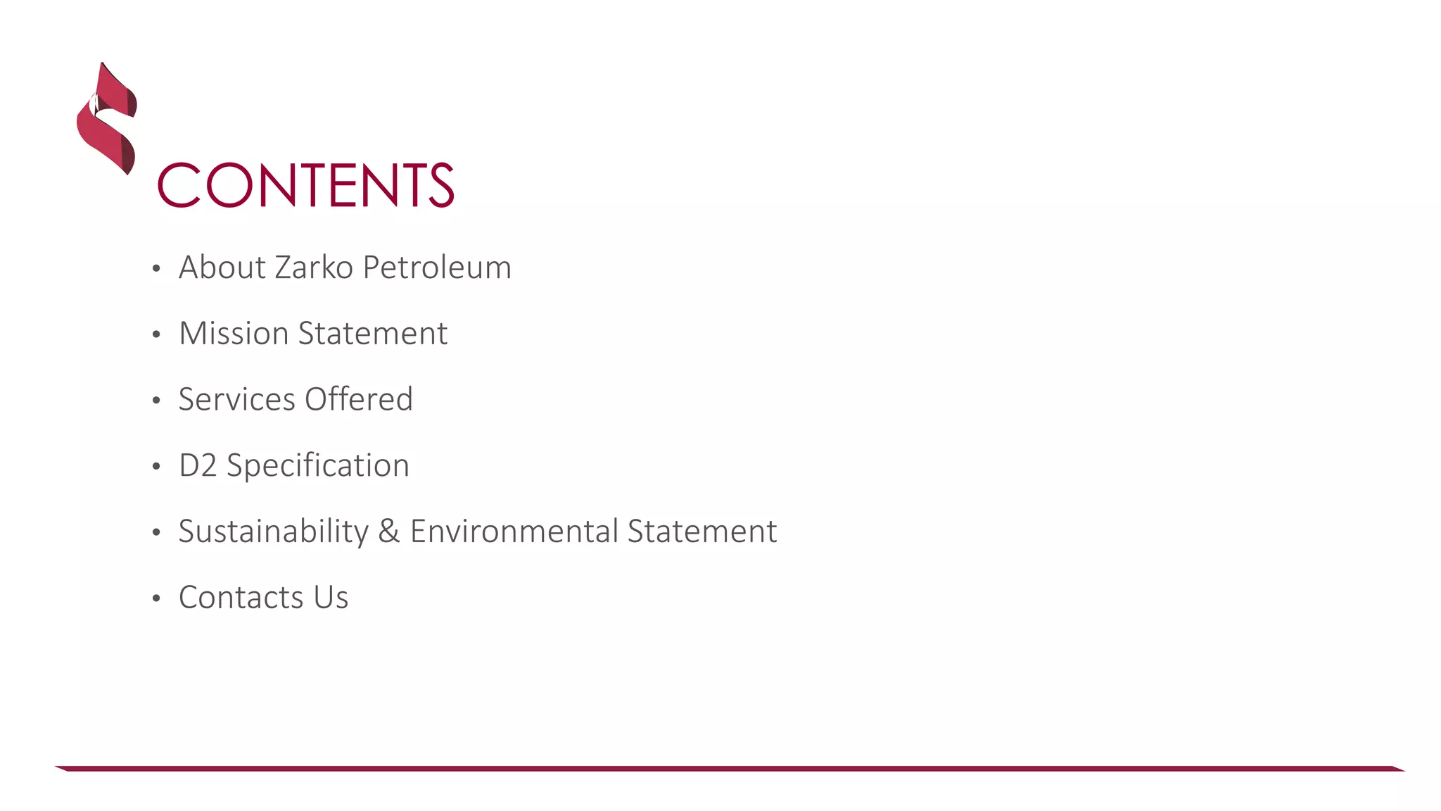 ZARKO petroleum profile | PDF