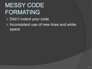 GOOD PROGRAMMING | PPTX