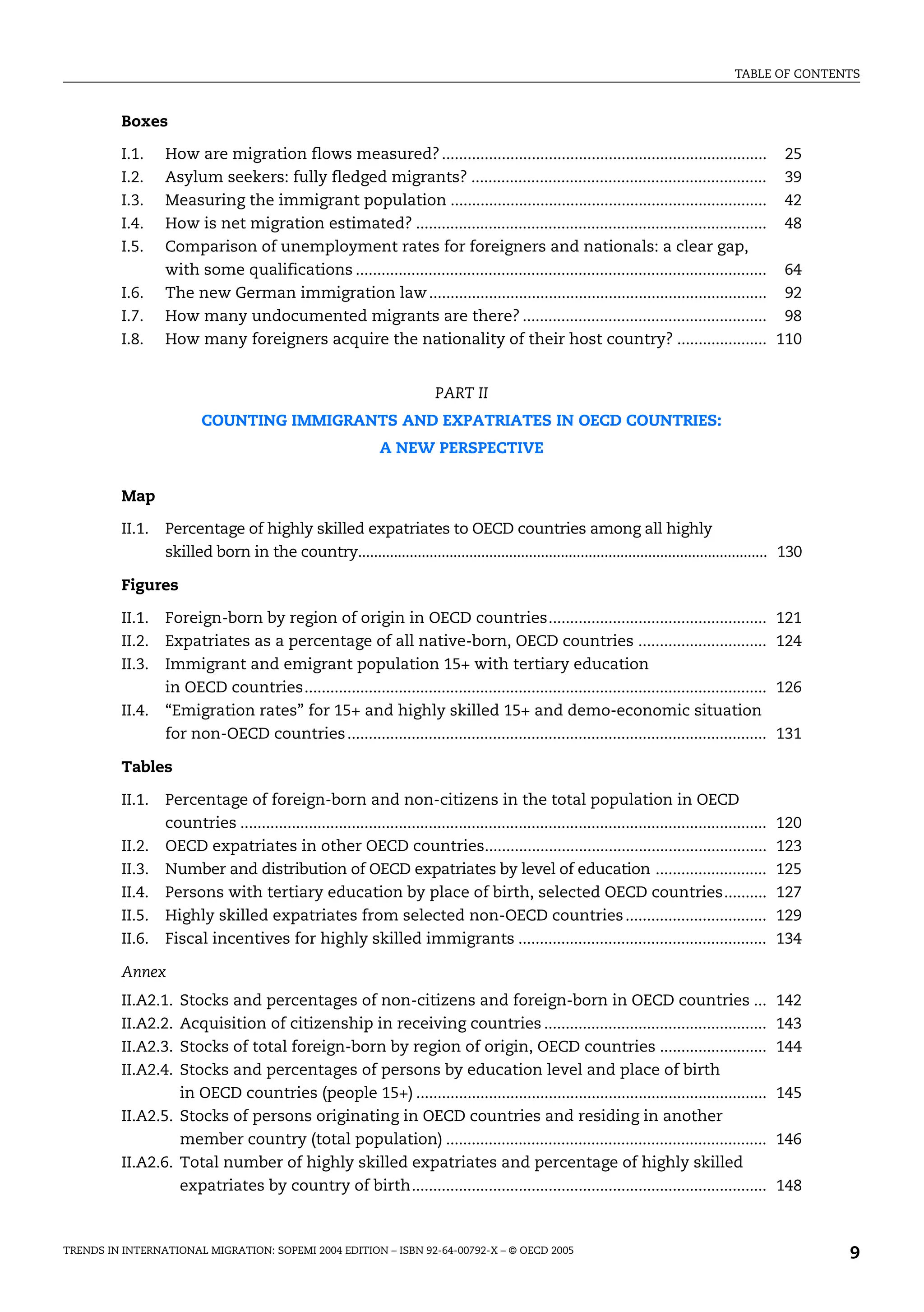 Trends in International Migration Annual Report 2004 Oecd | PDF