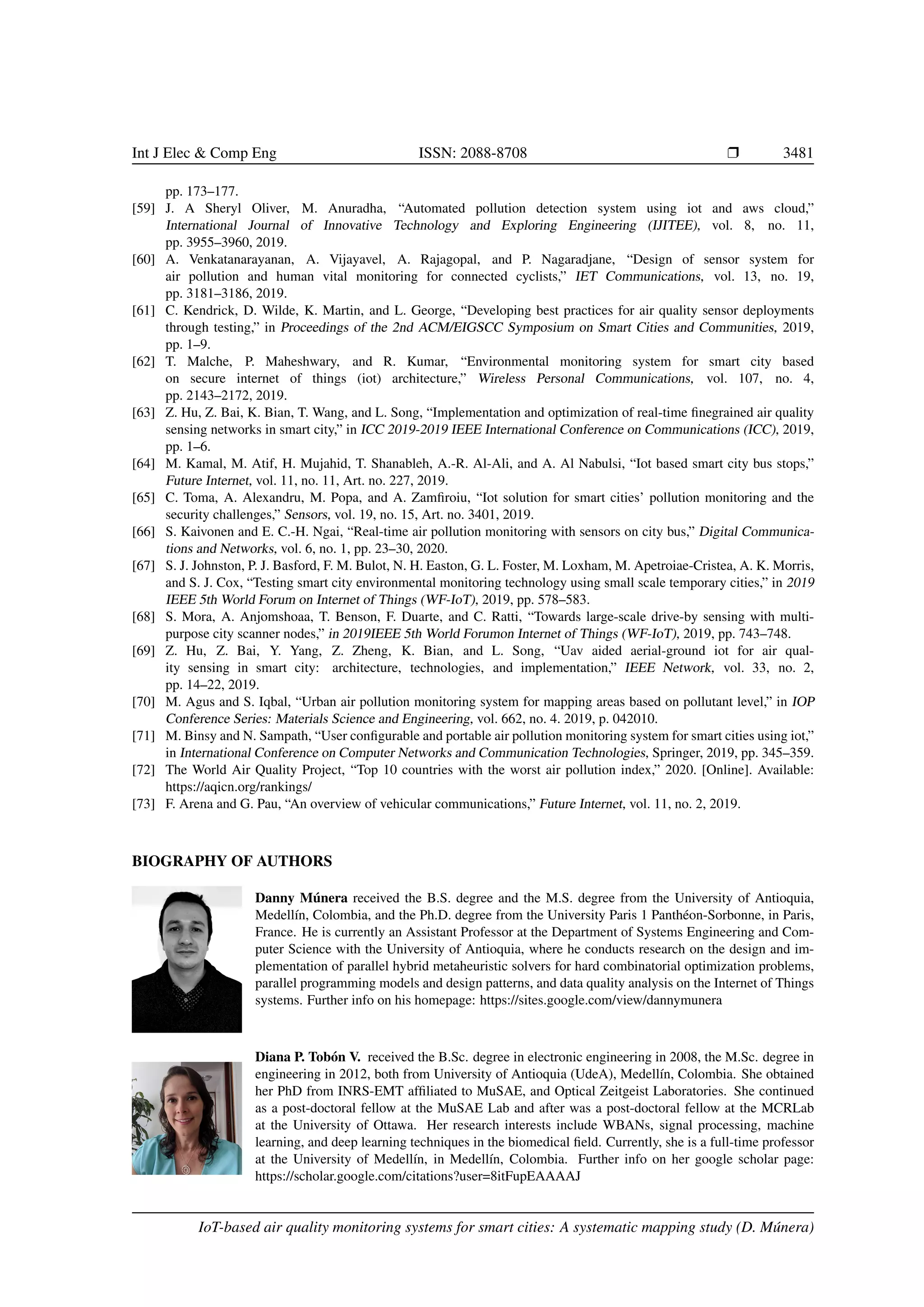 IoT-based air quality monitoring systems for smart cities: A systematic ...