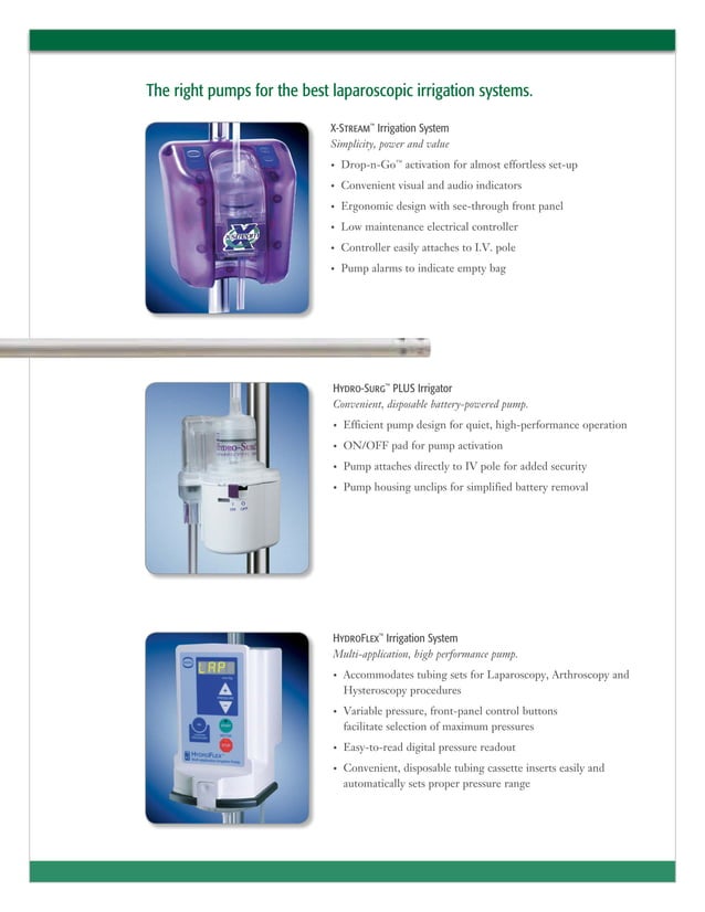 Laparoscopic Irrigation Systems Brochure | PDF