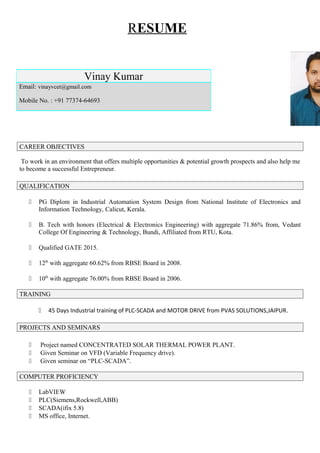 vinay resume | DOC
