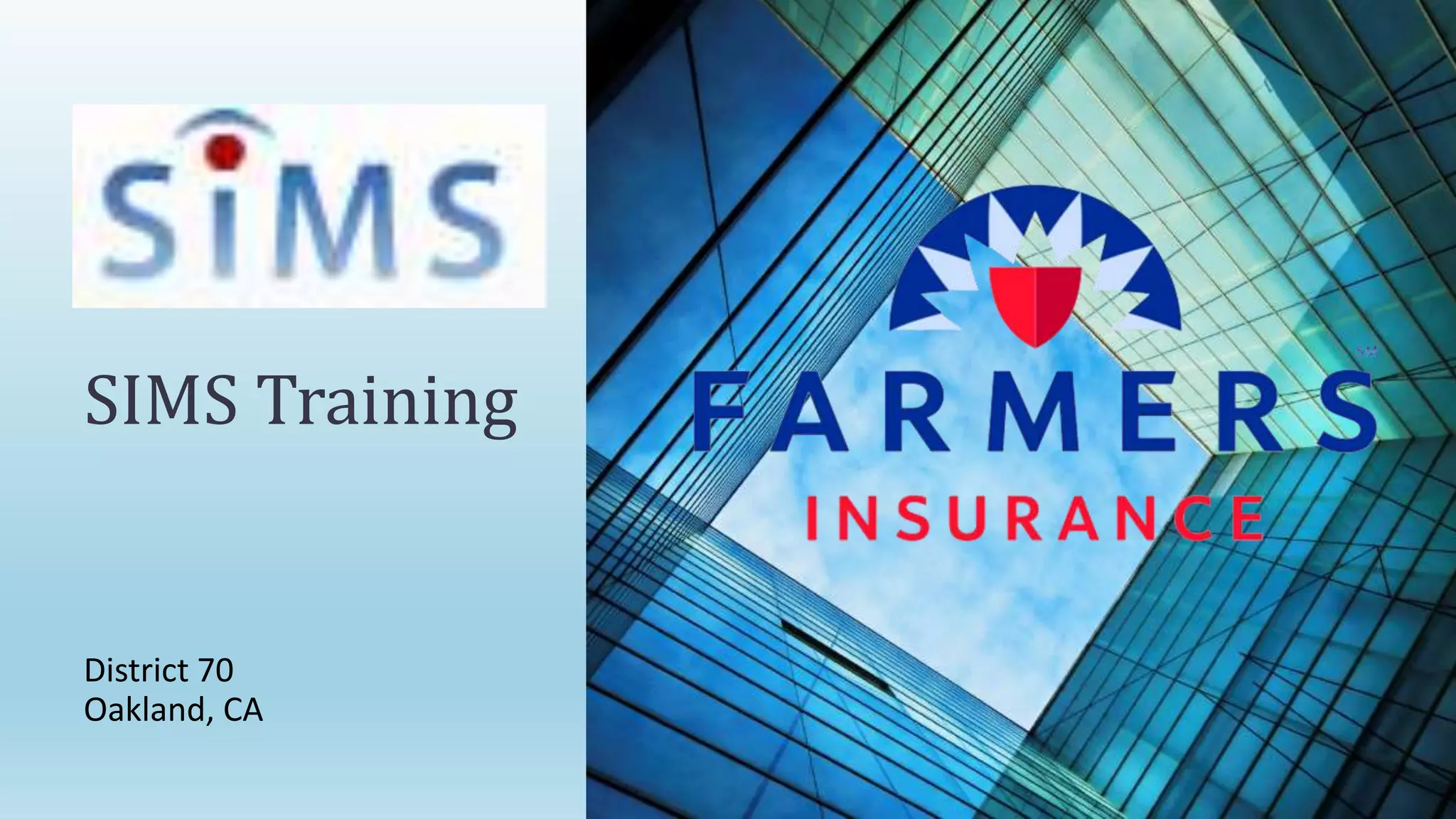 SIMS Training | PPTX