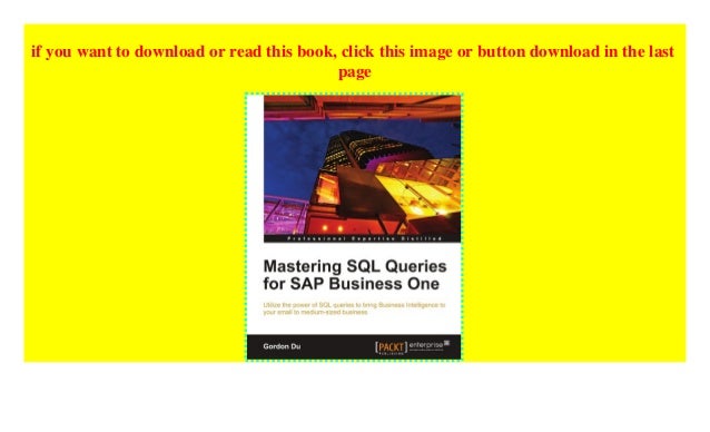 mastering sql queries pdf