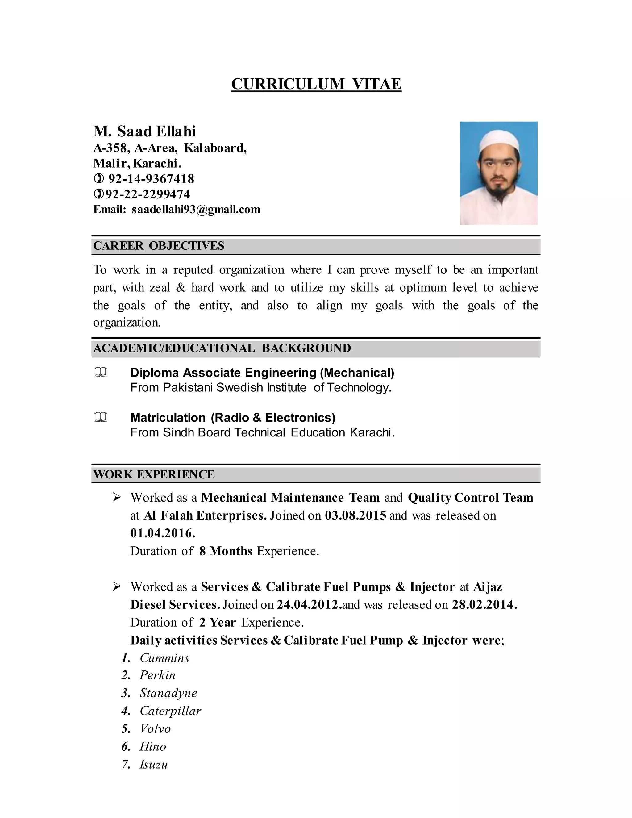 M. SAAD ELLAHI. | PDF