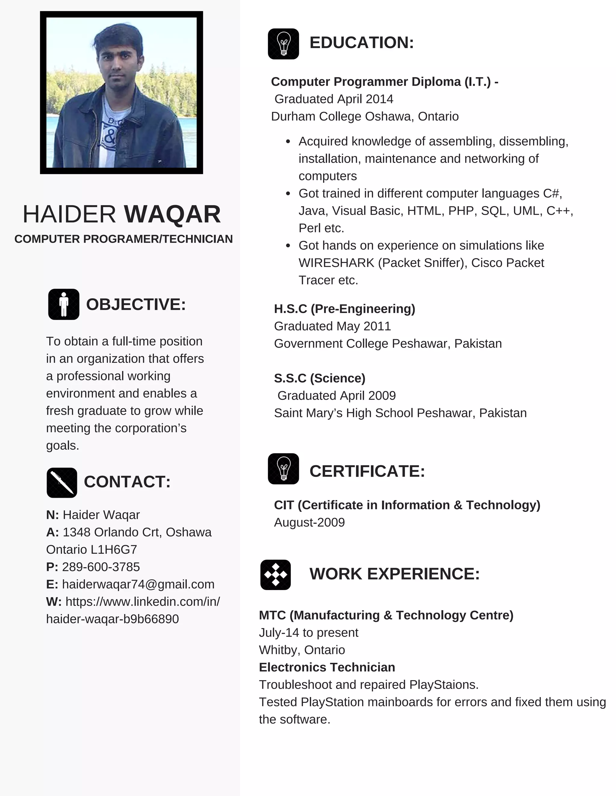 Haider Waqar | PDF