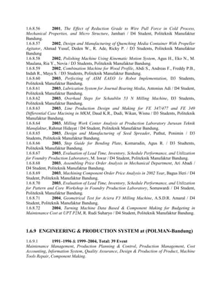 Profil & CV Duddy Arisandi_2016 | PDF