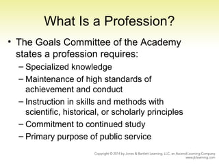 Chapter 2: The Dietetics Profession | PPT