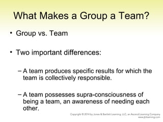 Chapter 3: Joining Together: The Team Approach | PPT